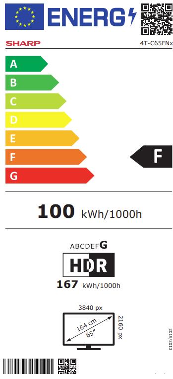 Sharp 65FN2EA UltraHD 4K Smart Android LED TV
